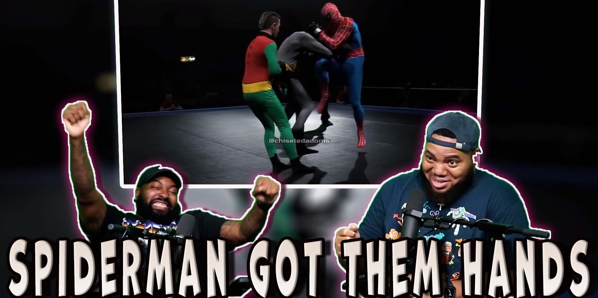Spiderman vs Batman & Robin 2 vs 1 handicap MMA Fight | Marvel vs DC ...