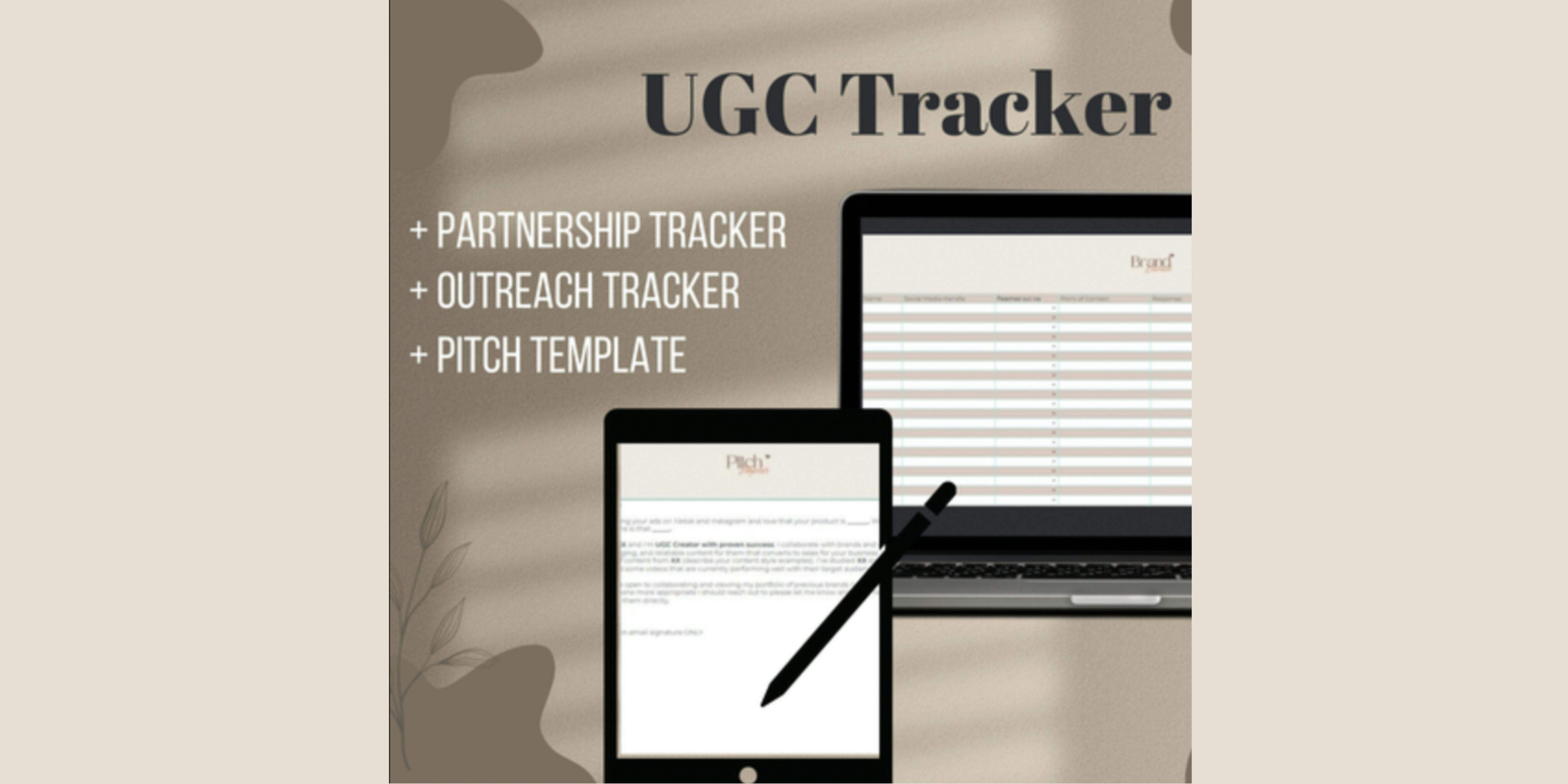 Planoly Creator Store | UGC Tracker & Template