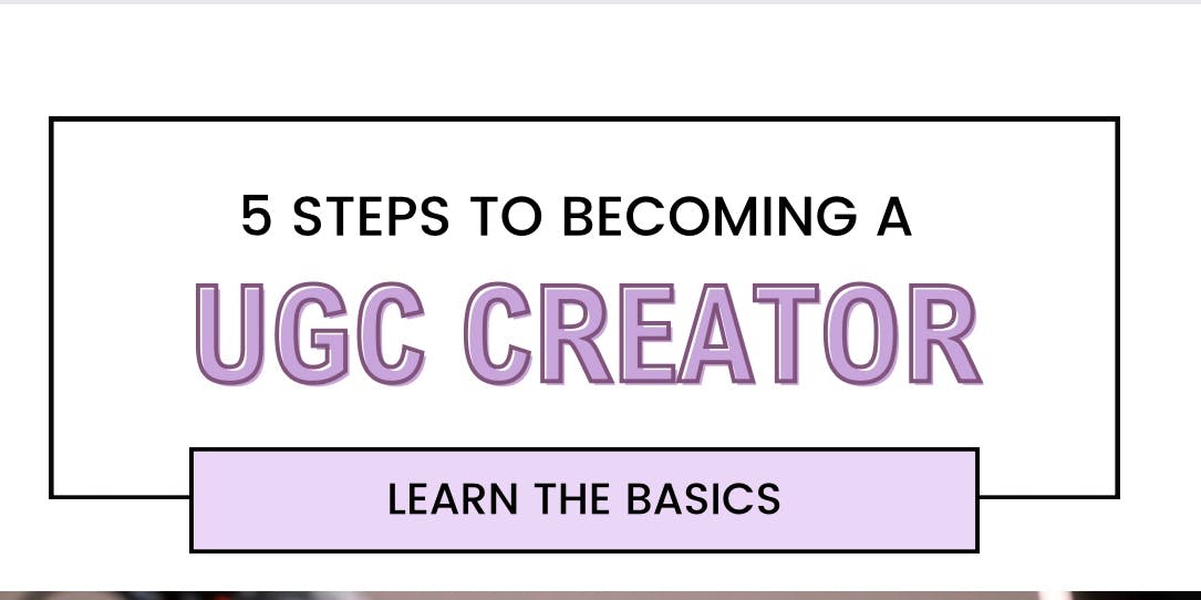 UGC 5 Step Begginer Guide | Snipfeed