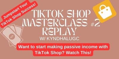 Planoly Creator Store | TikTok Shop Masterclass #2 Replay